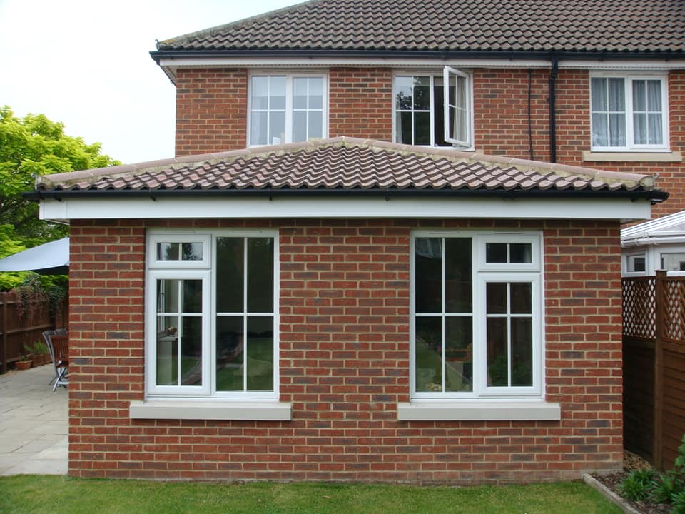 Single storey pitched roof rear extension - Bracknell - D.H. Design ...