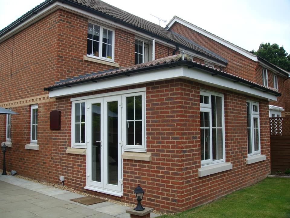 Single storey pitched roof rear extension - Bracknell - D.H. Design ...